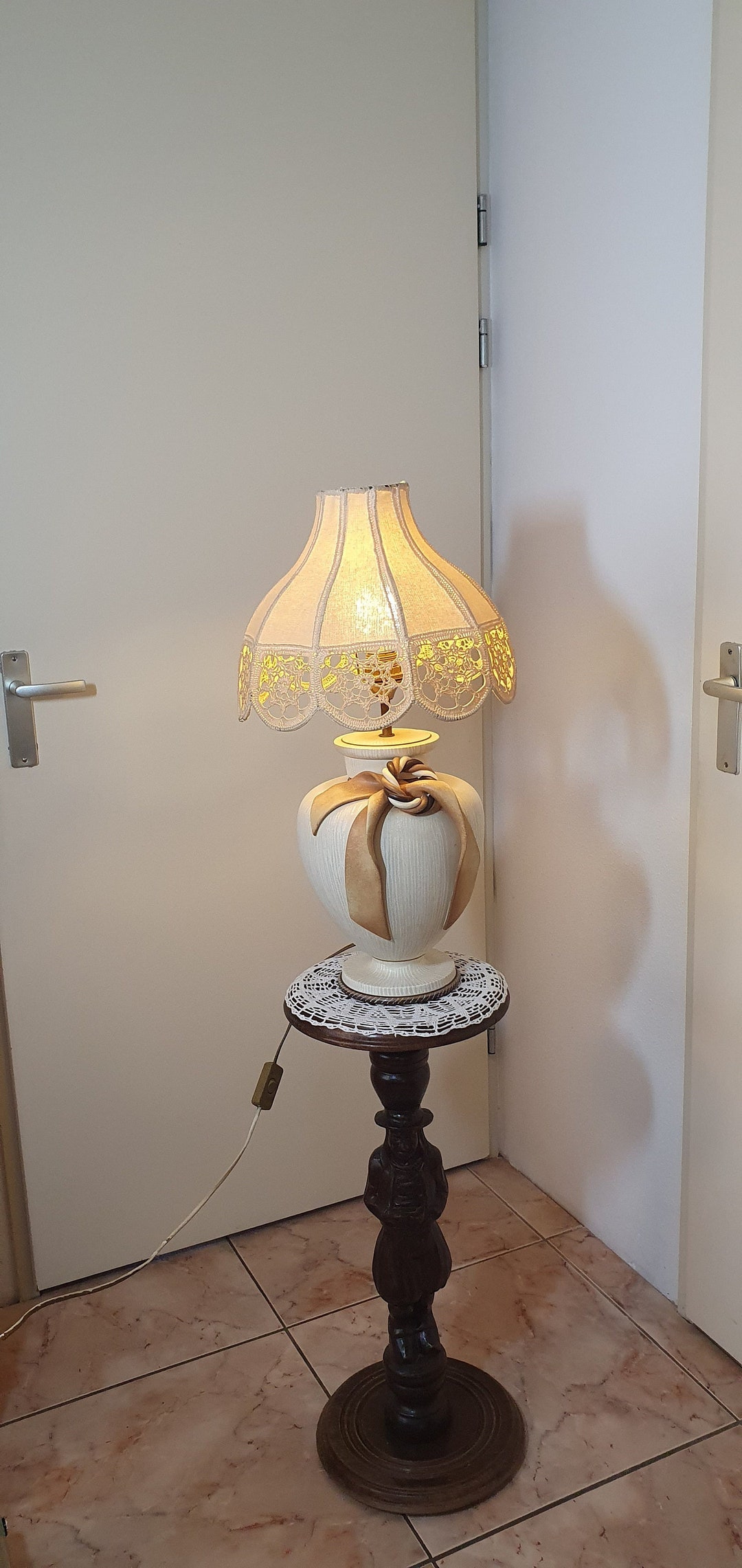 Ceramic Table Lamp Doily - Etsy