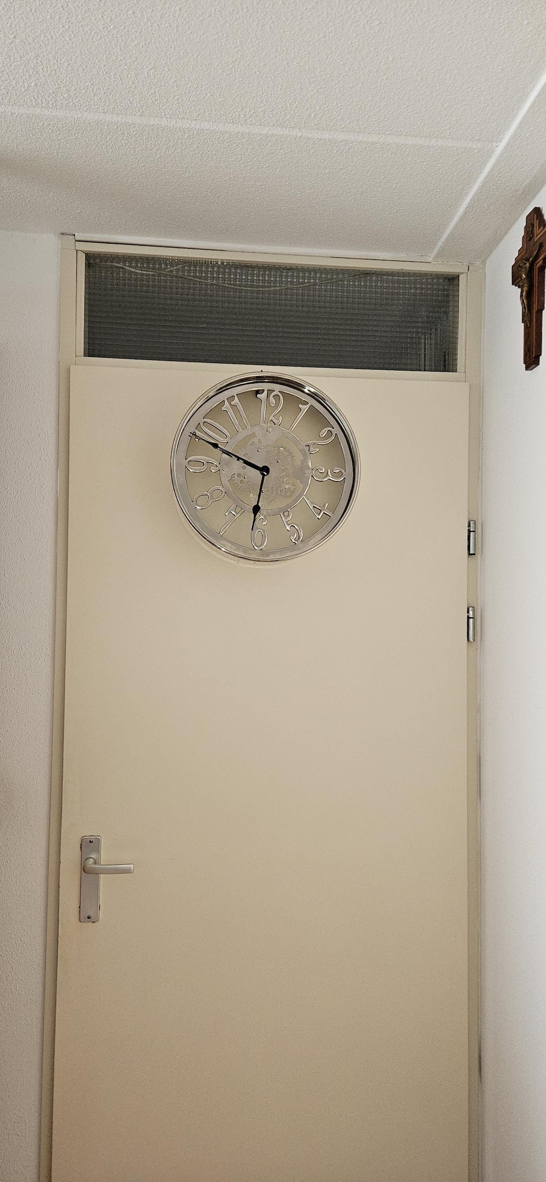 Large Chrome Radar Clock - Etsy