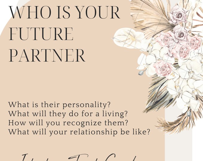 Future Partner/future Spouse Reading - Etsy