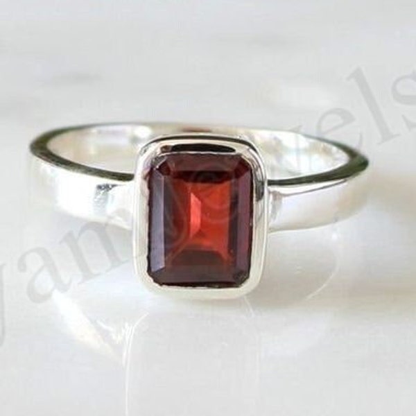 Red Square Ring - Etsy