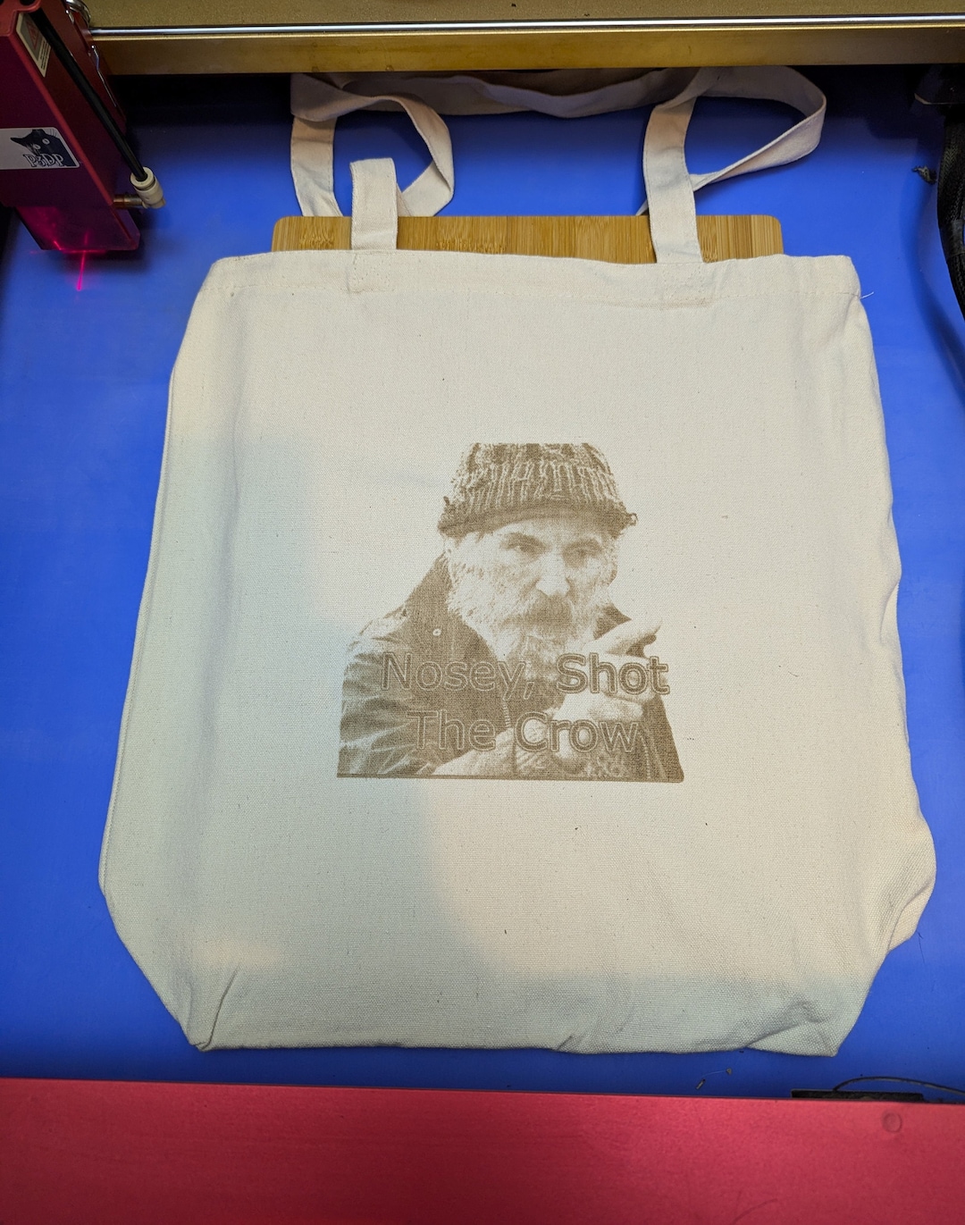 Brassic, Farmer Jim, Tote Bag, Engraved With Optional Personalised ...