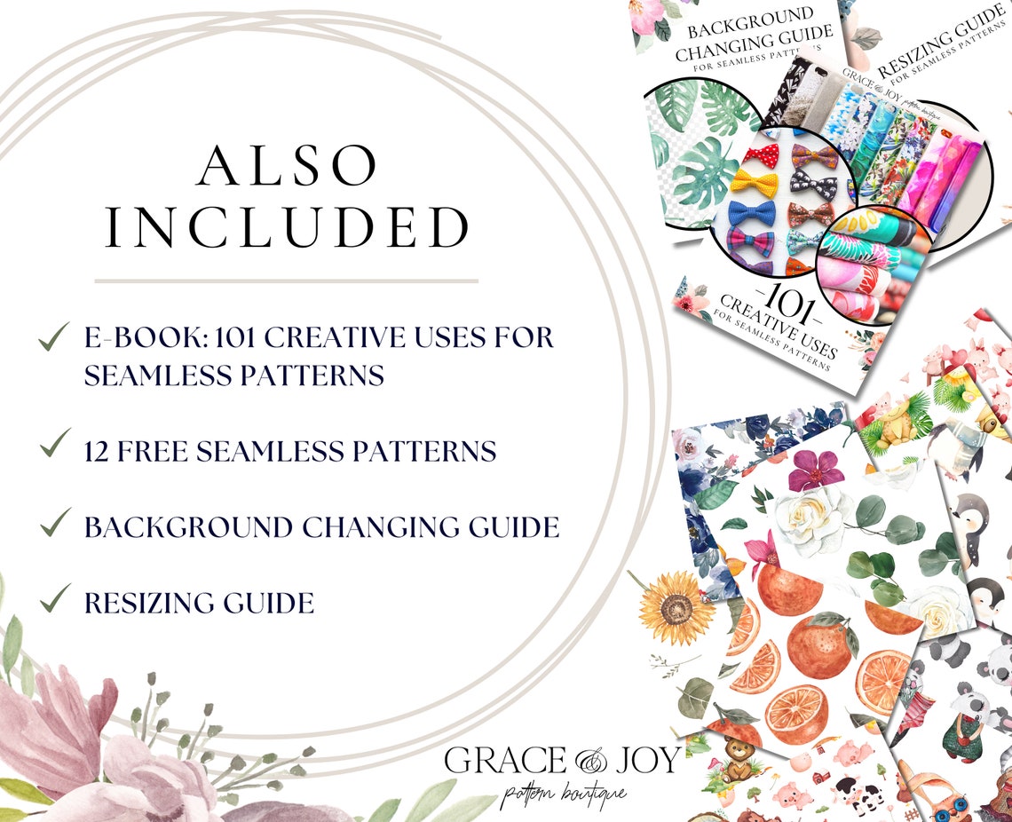 Woodland Animals Seamless Pattern | Forest Critters Design | Nature ...