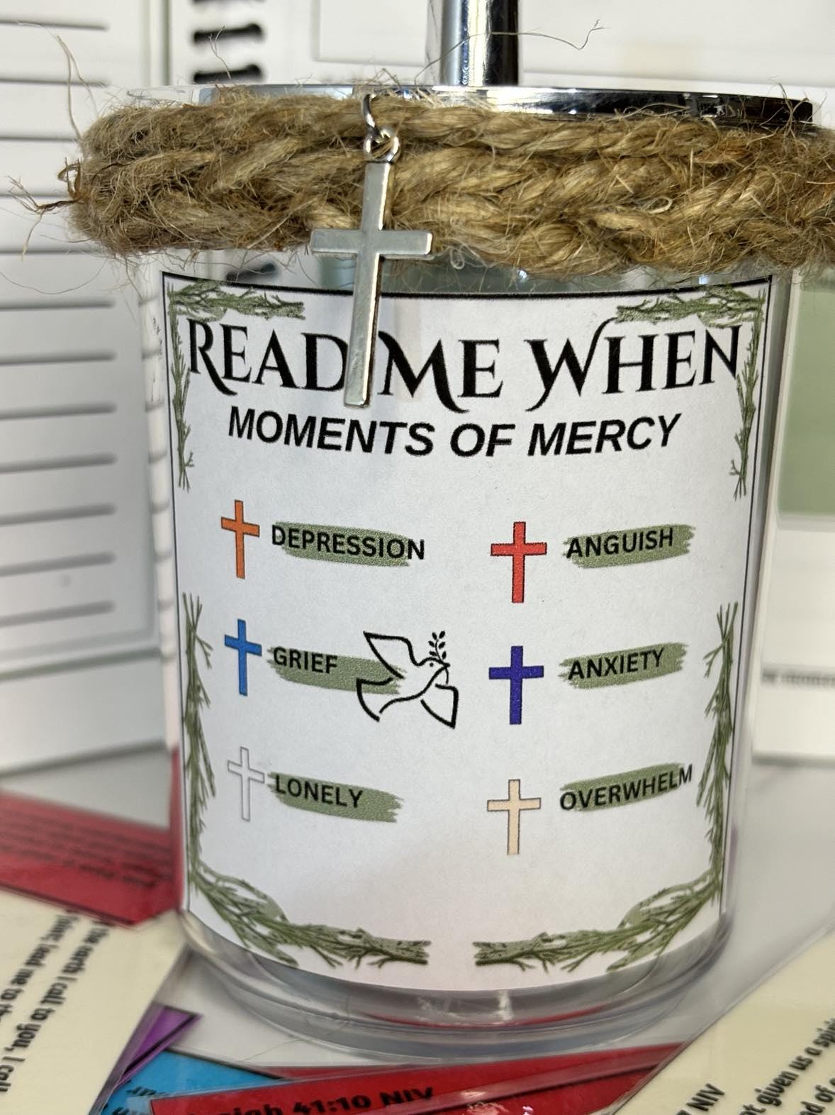 Bible Verse Jar Read Me When Bible Verses Jar Prayer Jar Bible Jar Hope ...