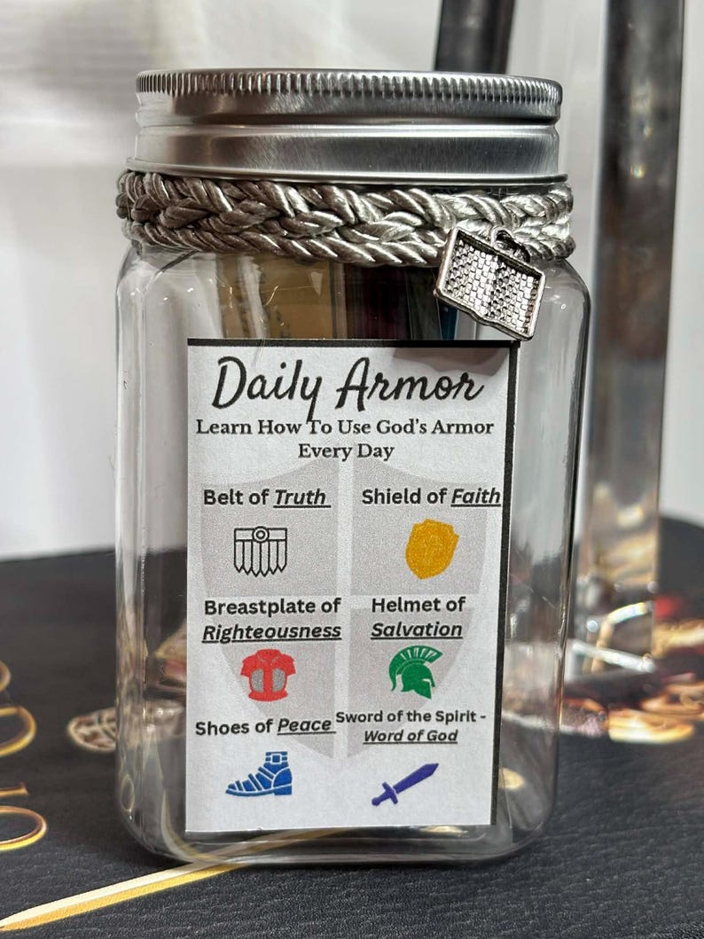 Armor of God Bible Verse Jar for Kids: Ephesians 6 - Etsy Canada