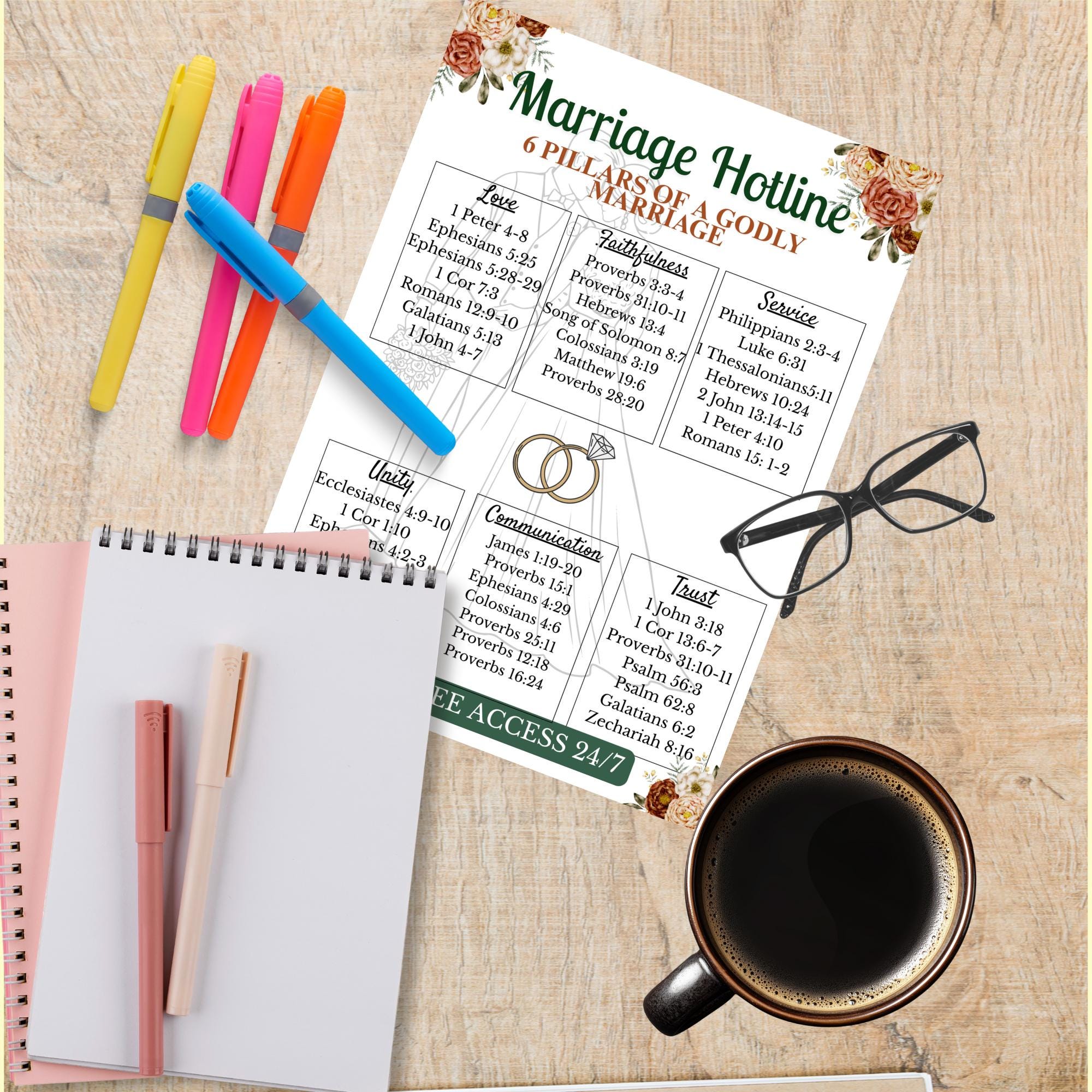 Bible Emergency Numbers Hotline: Scripture for Marriage Prayer - Etsy