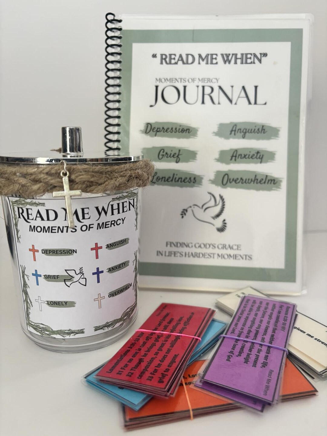Read Me When Jar| Bible Verse Jar & Journal| Prayer Jar| Gratitude Jar ...