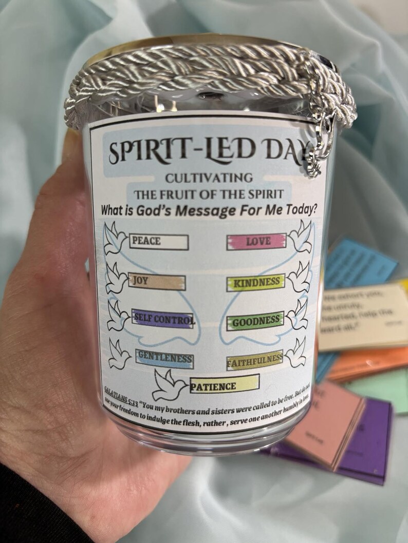 Bible Verse Jar| Fruit of the Spirit Activity| Gratitude Jar| Faith ...