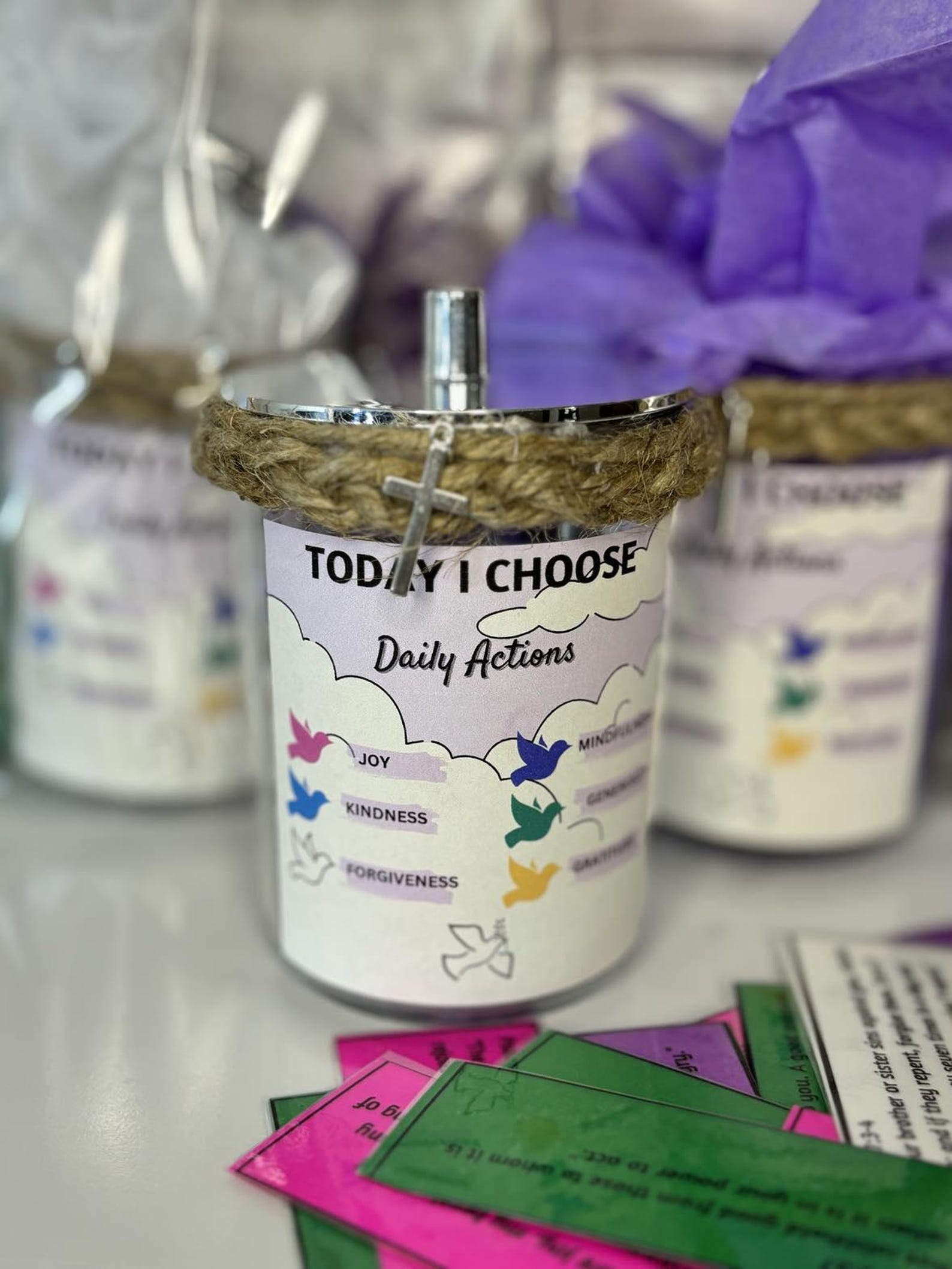 Bible Verse Jar, Gratitude Jar,prayer Jar, Prayer Cards, Spiritual ...