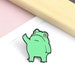 Cute Froggy Pin Cartoon Frog Badge, Middle Finger, Cool Animal Brooches ...