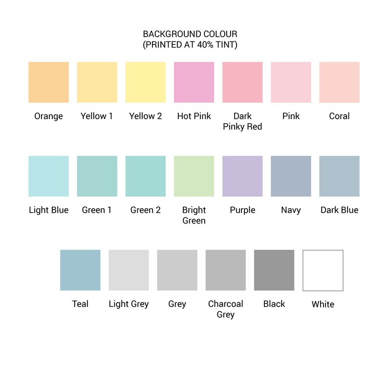 Blue Adorable Word Art Vibrant Unframed Print Typographic - Etsy