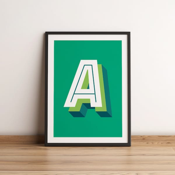 Letter Art - Etsy