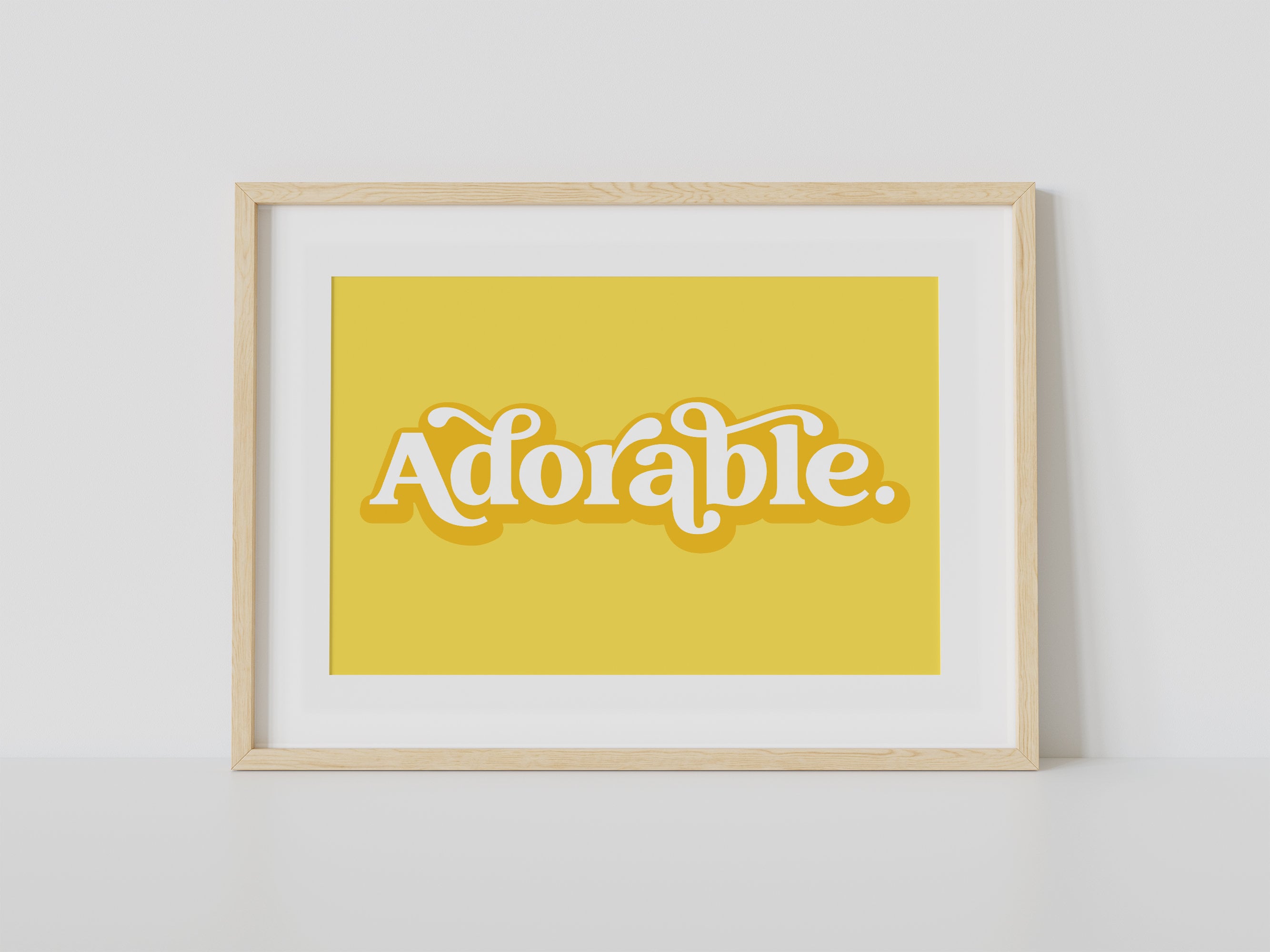 Valentines Day Gift Adorable Word Art Vibrant Unframed Print - Etsy