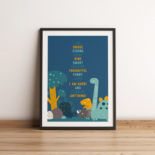 Dinosaur Quote Print - Etsy UK