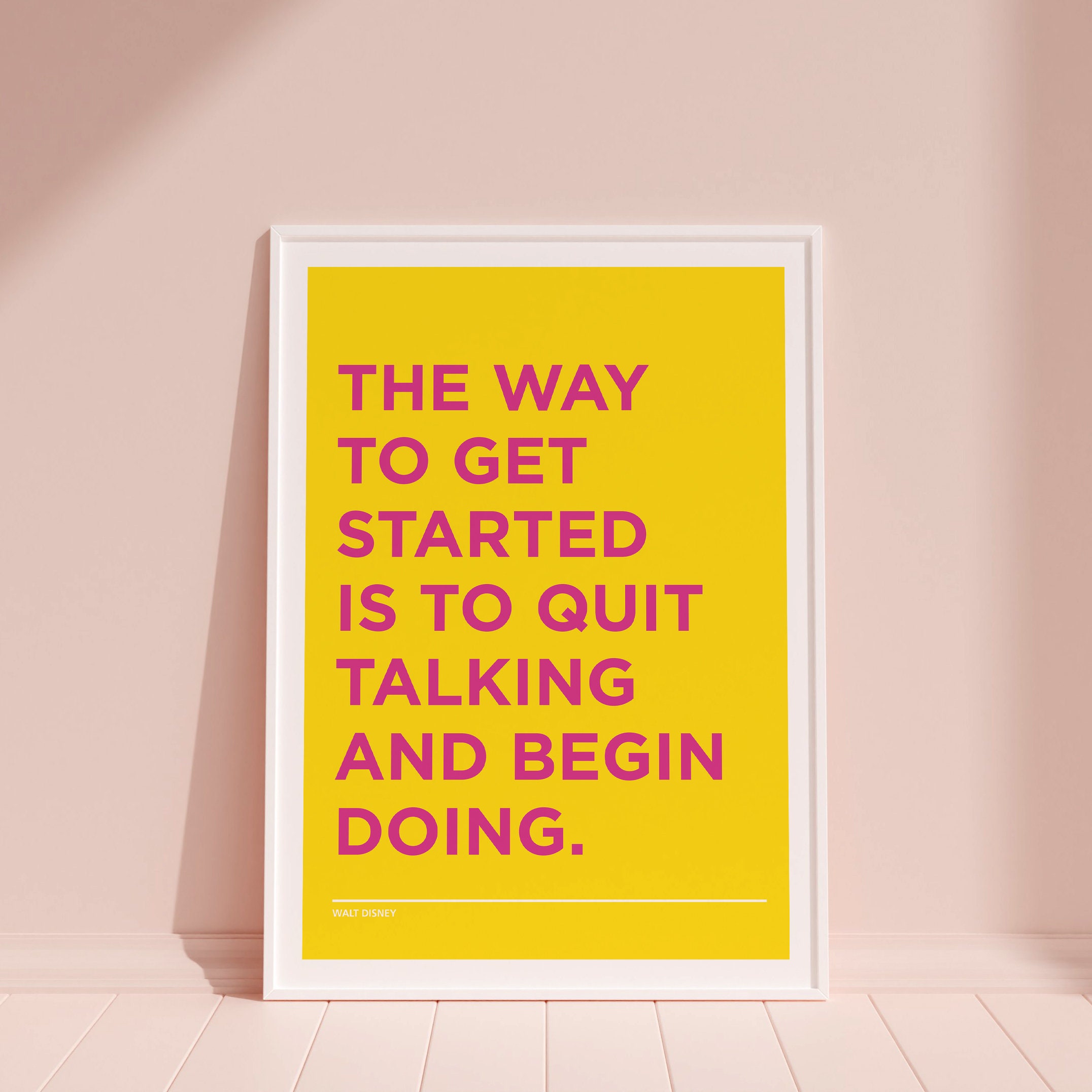 Custom Famous Quote Poster Print Custom Quote Typographic - Etsy