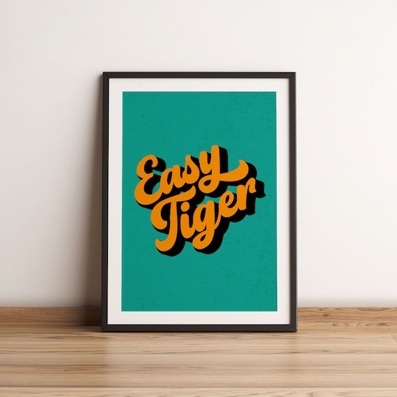 Tiger Word Art