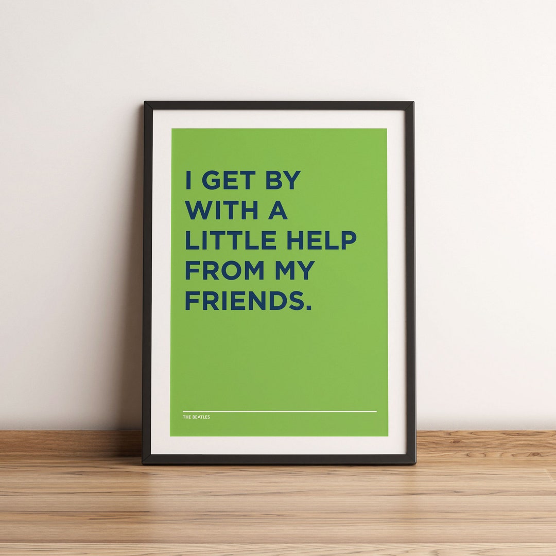 Custom Song Lyric Quote Poster Print, Custom Quote Typographic Art ...