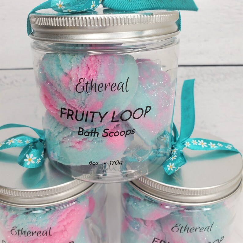 Fruity Loop Bath Scoops - 30 Jars - Etsy