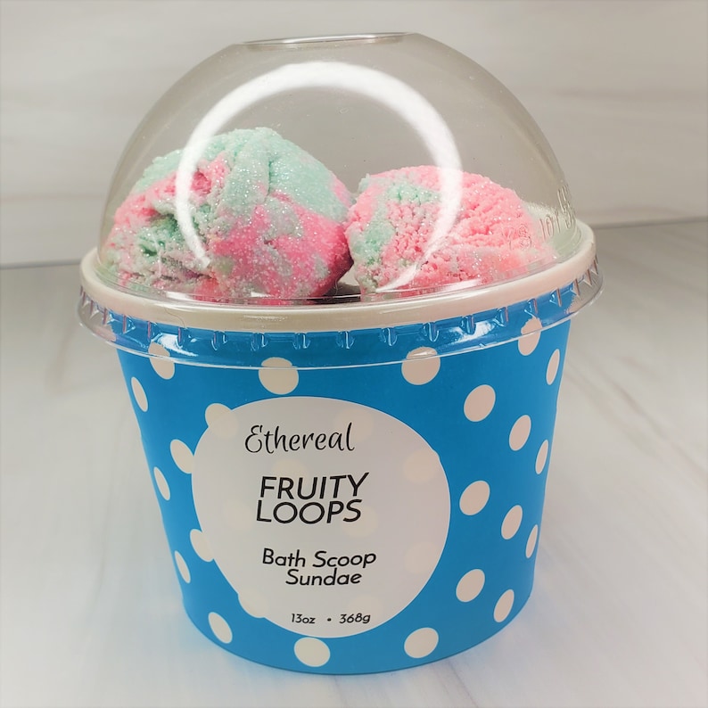 Fruity Bath Scoop Sundae: Vegan Bubble Bar Truffles - Etsy