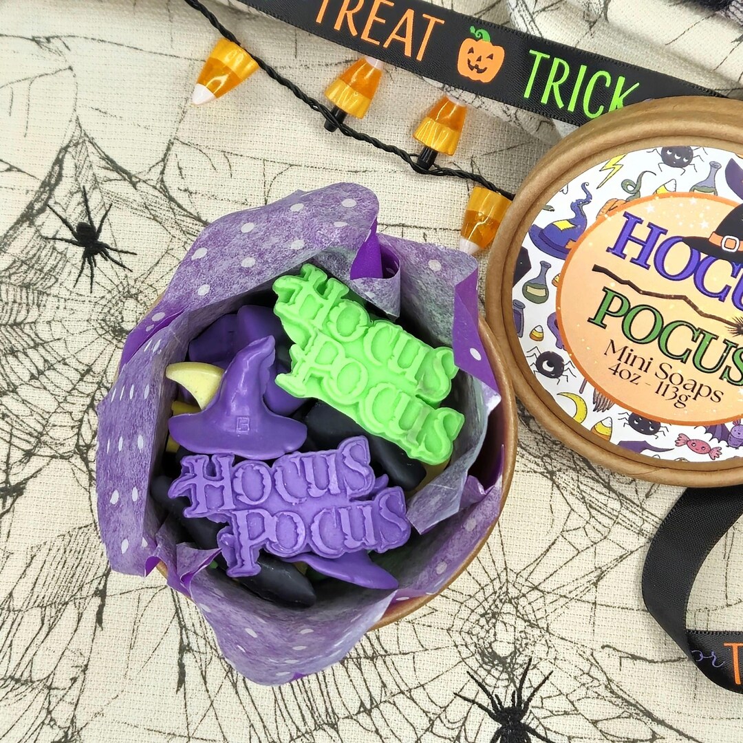Hocus Pocus Mini Soaps Mini Soap Halloween Soap Mini Soap in Cute Box ...