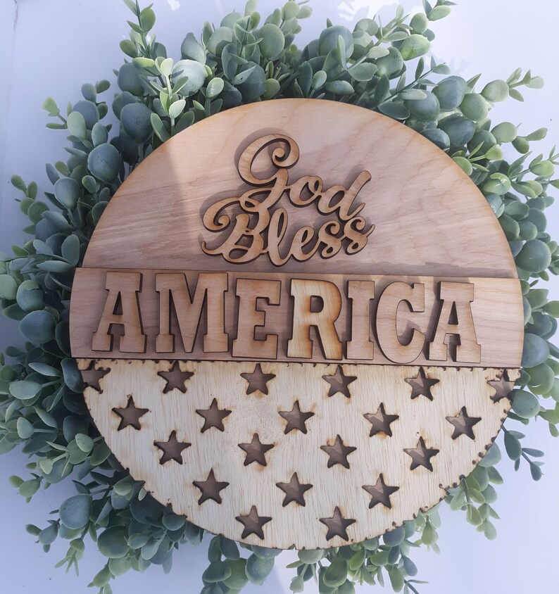 Laser Svg Laser File Svg God Bless America Lasercut File - Etsy