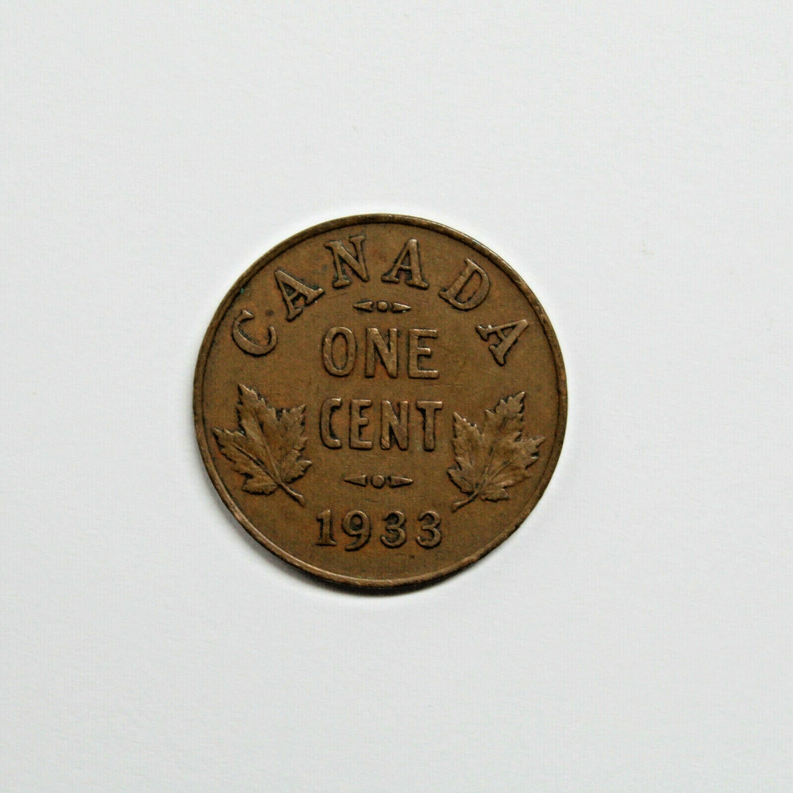 1933 Canada Penny 1 Cent Copper Canadian Coin | Etsy
