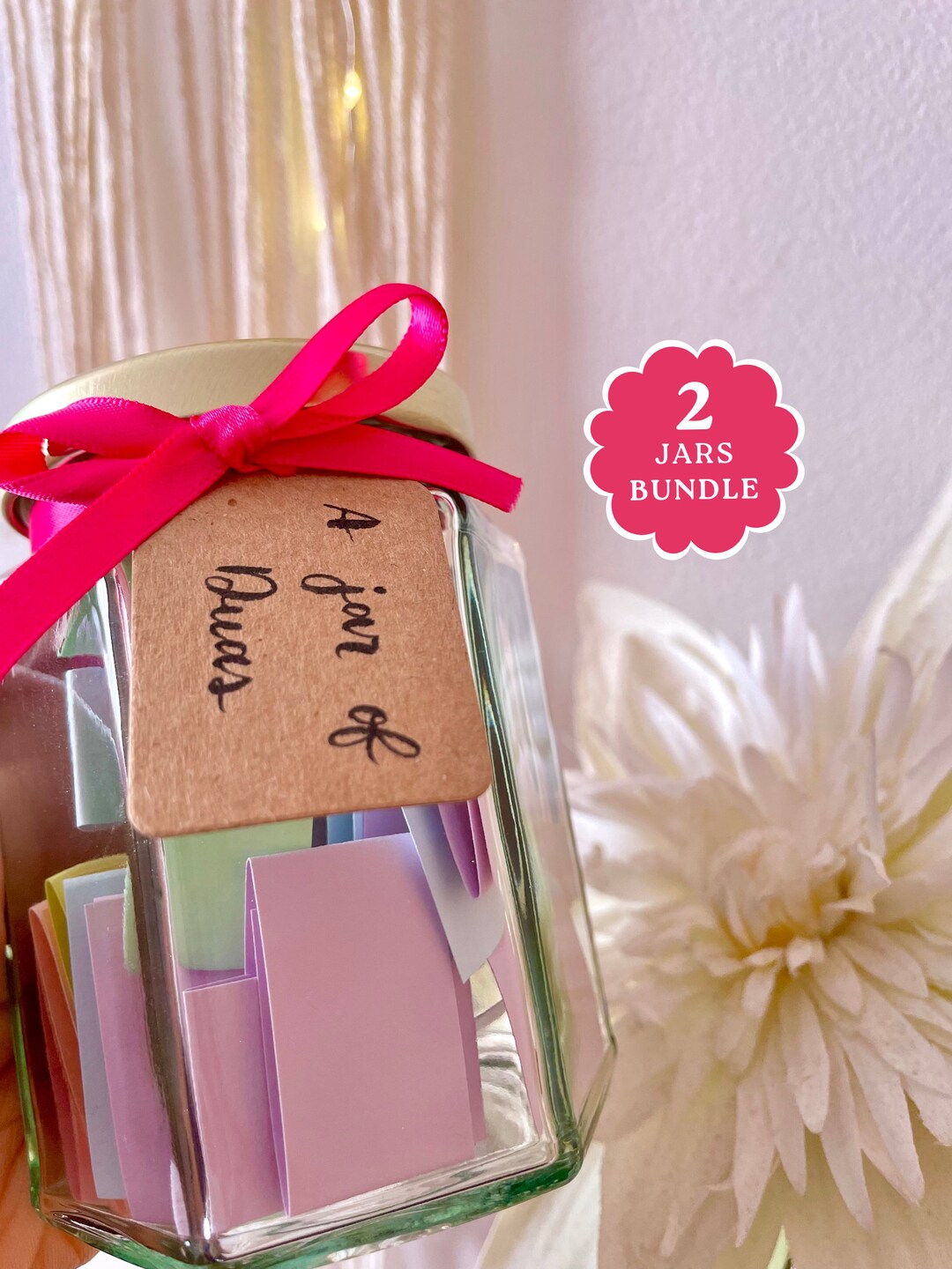 Dua Jar Bundle: Islamic Quotes, Ramadan & Eid Gifts (set of 2) - Etsy