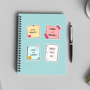 Islamic Stickers Digital Quotes Sticky Notes Cute Islamic Stickers ...