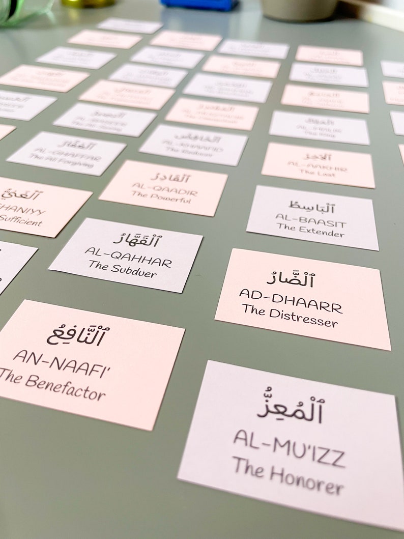 99 Names of Allah Jar: Islamic Gifts Ramadan, Eid Gifts for Kids Decor ...