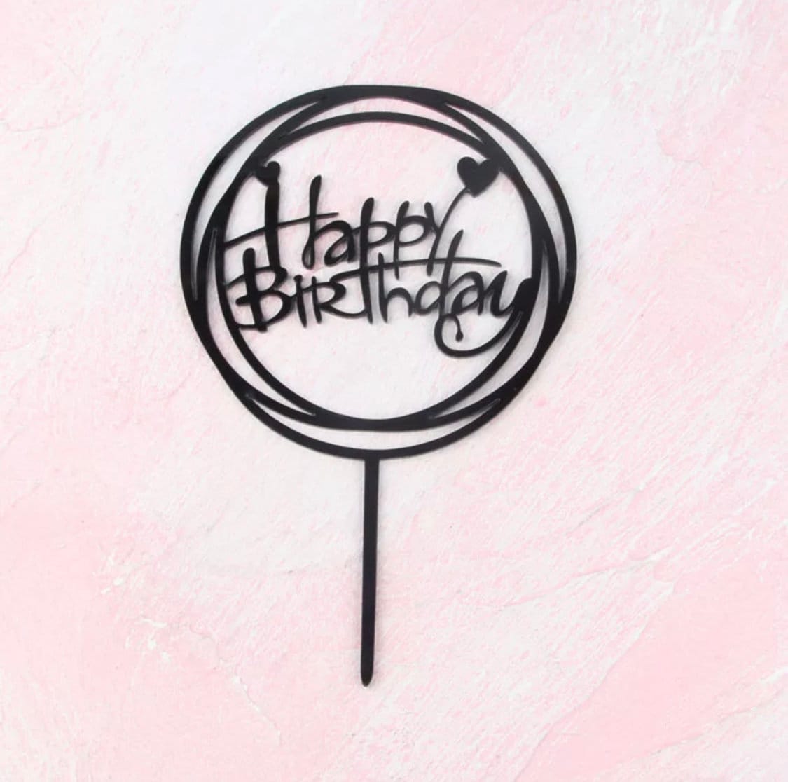 2 Acrylic Happy Birthday Cake Toppers Reuseable Party Decor Uk Etsy Uk