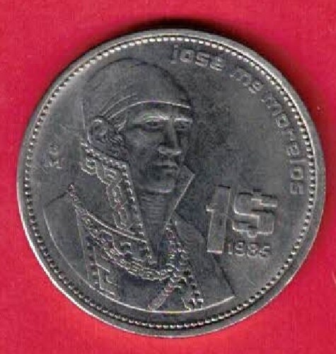 Mexico Mexican Km496 1985 Uncirculated-bu Mint-unc Large Old Vintage ...
