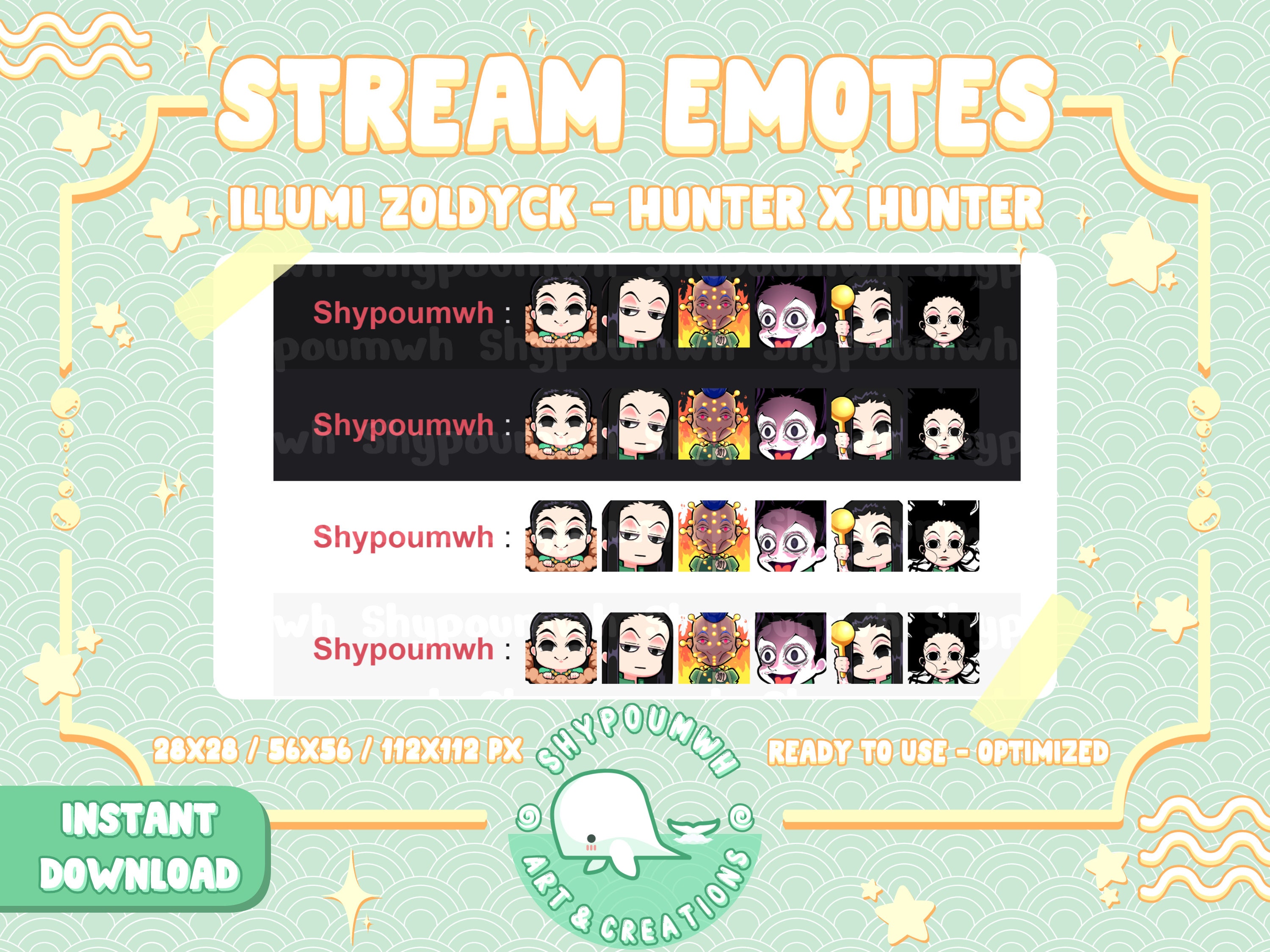 Assassin [hunter] Emotes for Twitch, Discord | Kawaii/flow | Cute ...