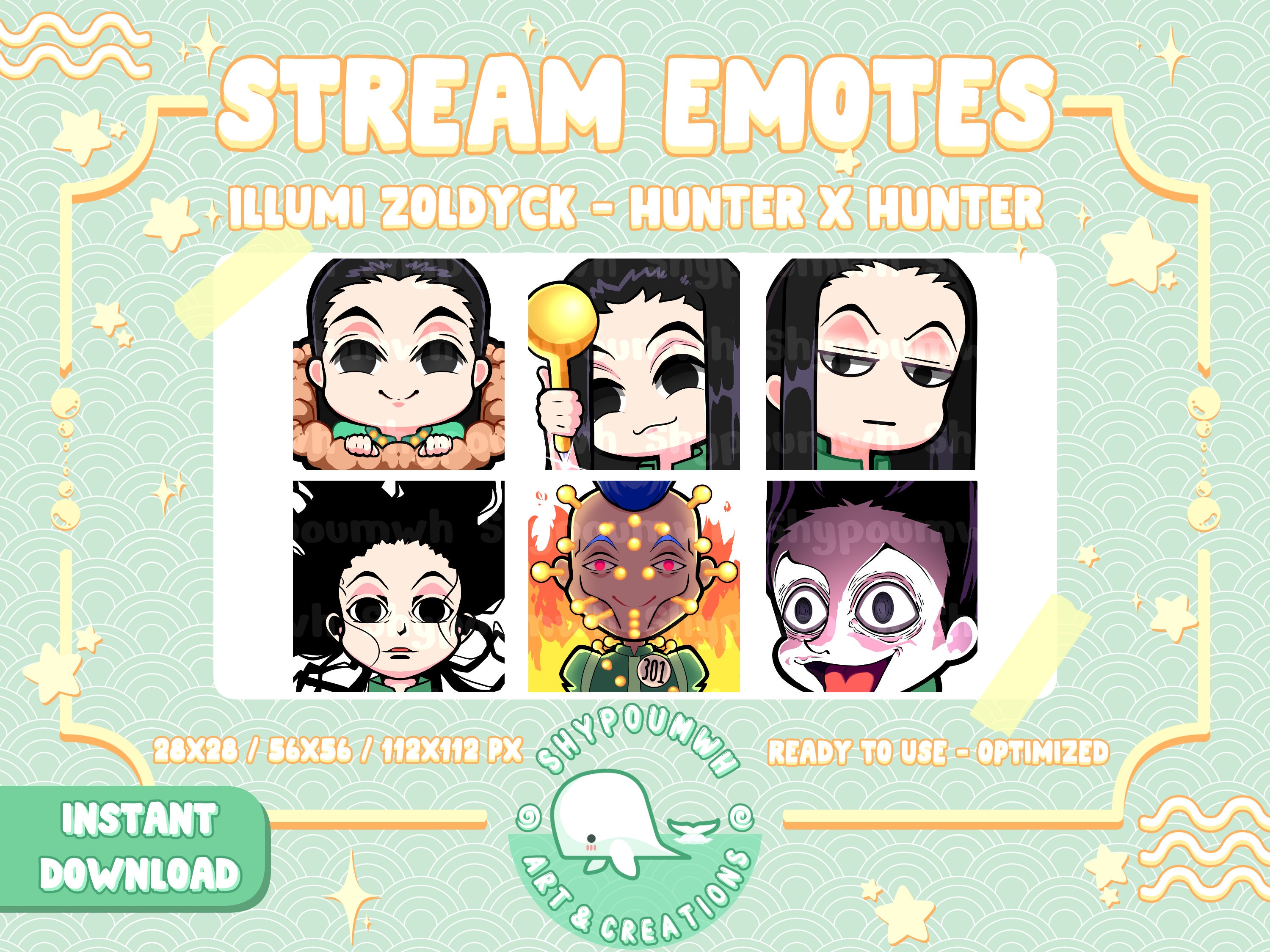 Assassin [hunter] Emotes for Twitch, Discord | Kawaii/flow | Cute ...