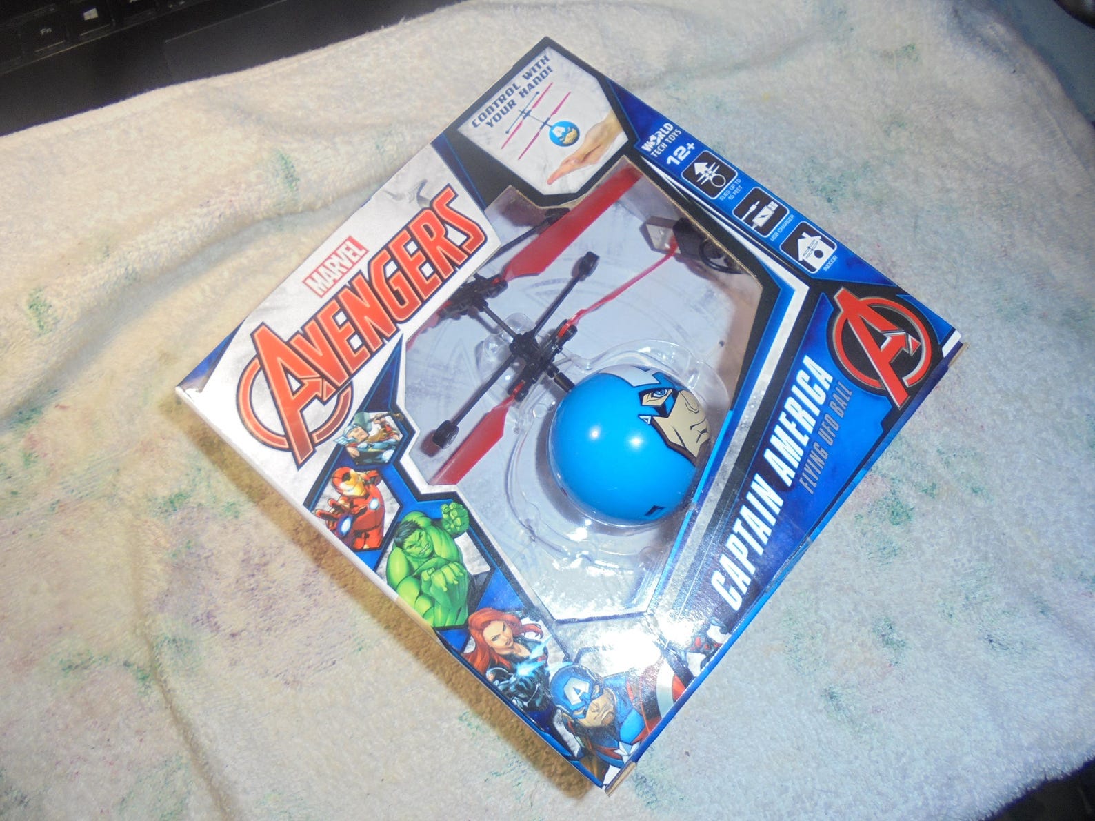 Avengers CAPTAIN AMERICA UFO Hovering Ball New 22.00 Shipped - Etsy