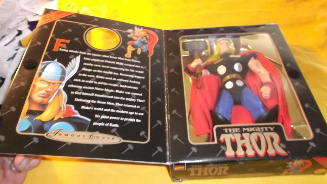 Avengers! the MIGHTY THOR Famous Covers Real Cloth Doll!! Mint in Box ...