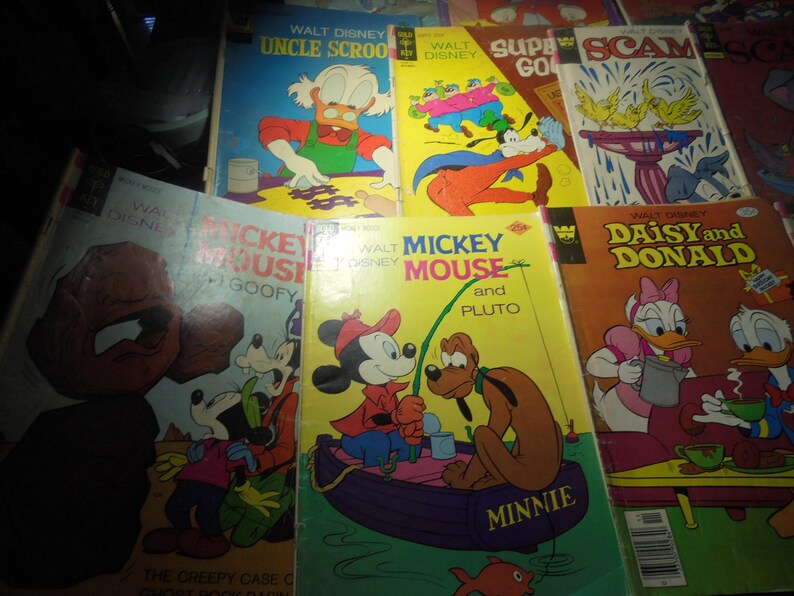 1970’s DISNEY CHARACTERS COMICS Lot!! Only 20.00 + Shipping! - Etsy