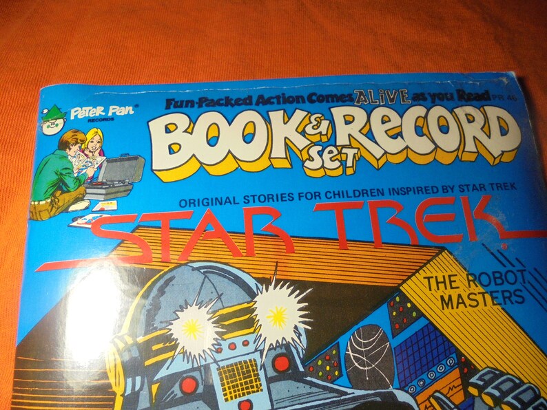 1979 STAR TREK: Robot Masters Book and Record Set! Sealed and Mint ...