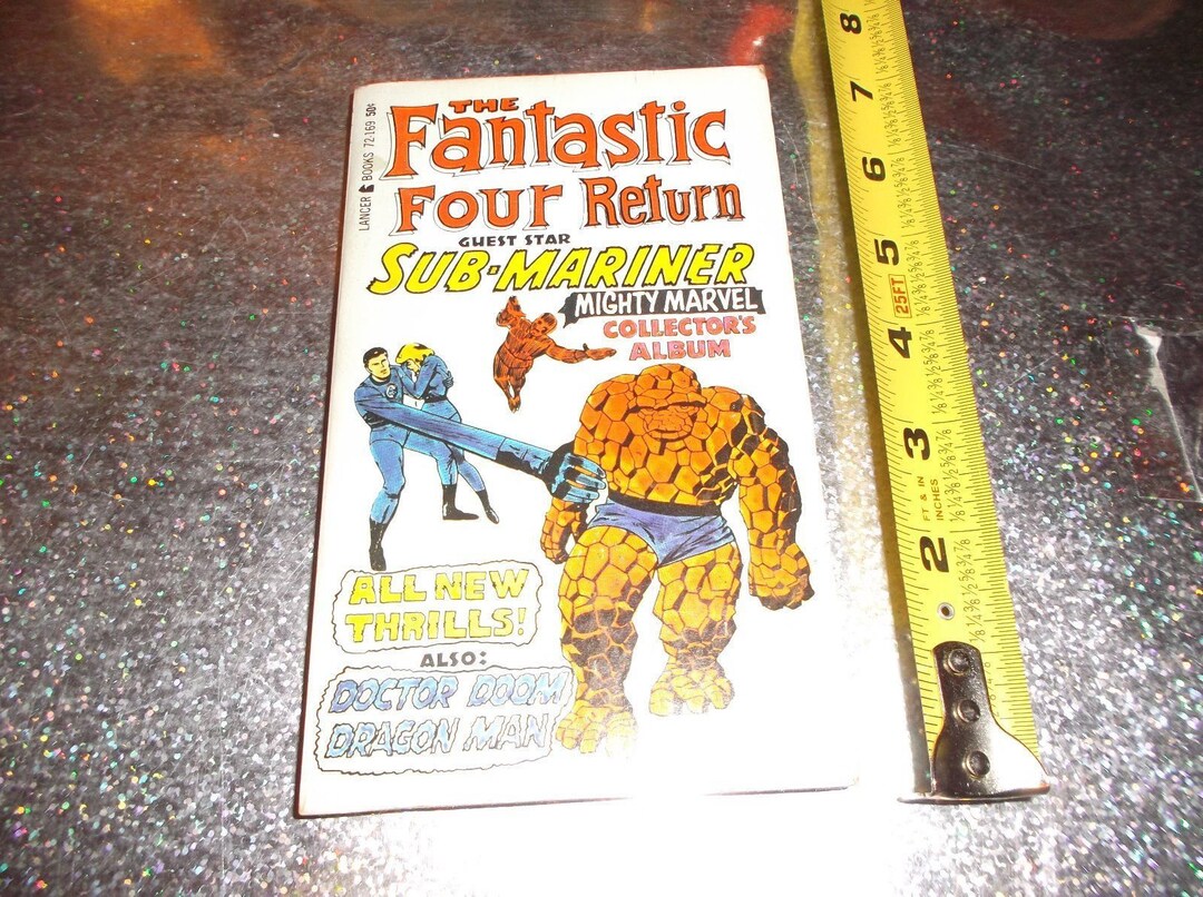 1966 FANTASTIC FOUR RETURN Collectors Album Fn/vf Stan Lee - Etsy