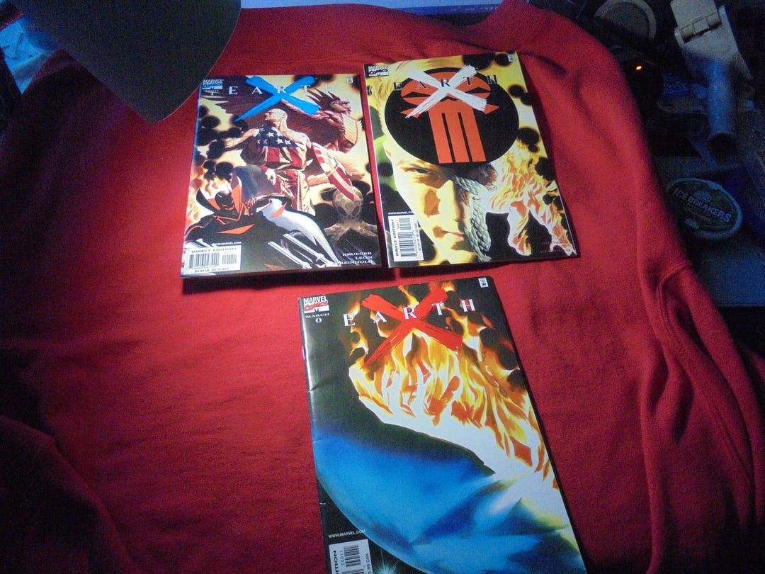 Alex Ross Covers! EARTH X 0, 1 & 3! NM-! Marvel Comics! 20.00 Shipped ...
