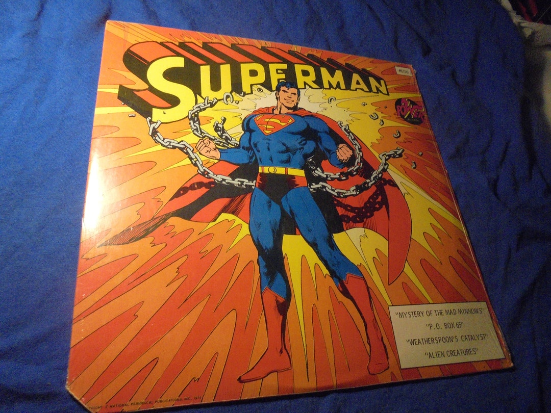 SEALED SUPERMAN 1975 LP Record 4 Stories Neal Adams Artwork 60.00 Obo ...