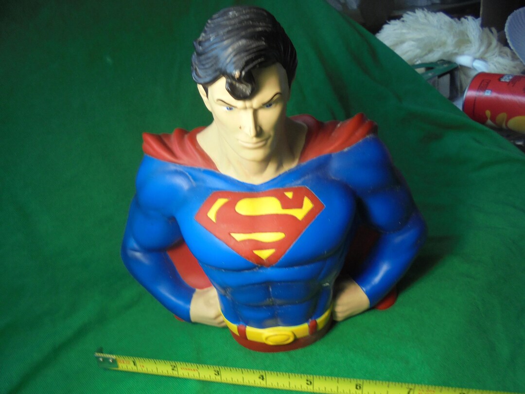 SUPERMAN PLASTIC BANK! 2013 Monogram! 20.00 Shipped!! - Etsy