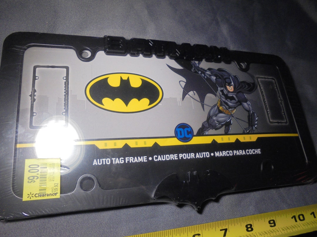 BATMAN Logo License PLATE COVER 8.00 - Etsy