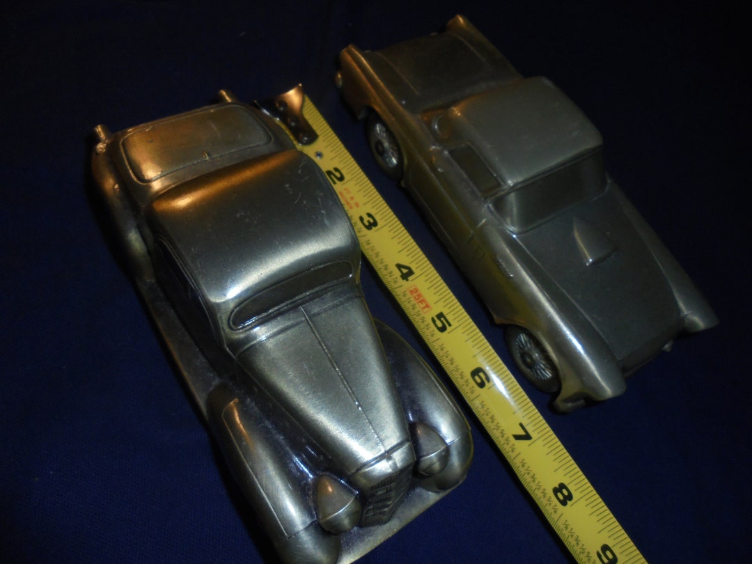 Set of Two Large ANTIQUE Metal Car BANKS!! 50.00 or Best Offer!! - Etsy