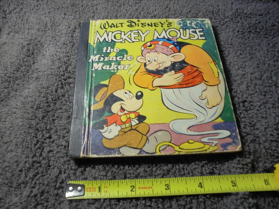 1948 Walt Disney’s Mickey Mouse the Miracle Maker Whitman Book ...