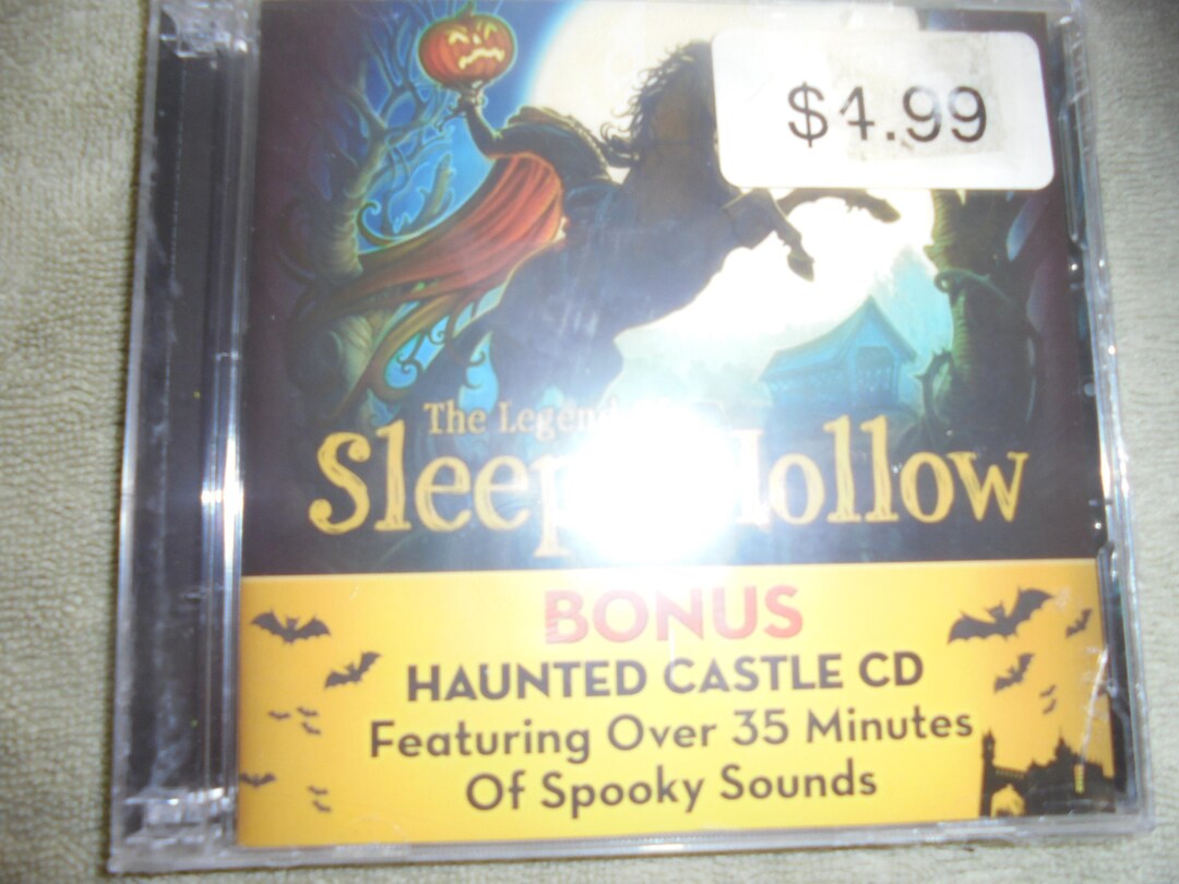 The Legend of SLEEPY HOLLOW CD! Plus Bonus Haunted Castle! Sealed!! 15. ...