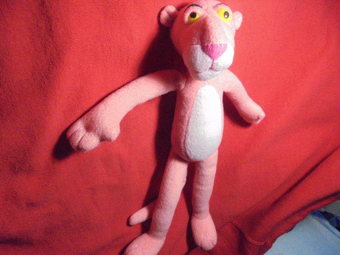 PINK PANTHER One Foot Tall PLUSH Doll!! 26.00 Shipped!! - Etsy