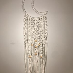 Macrame Moon Wall Hanging - Etsy