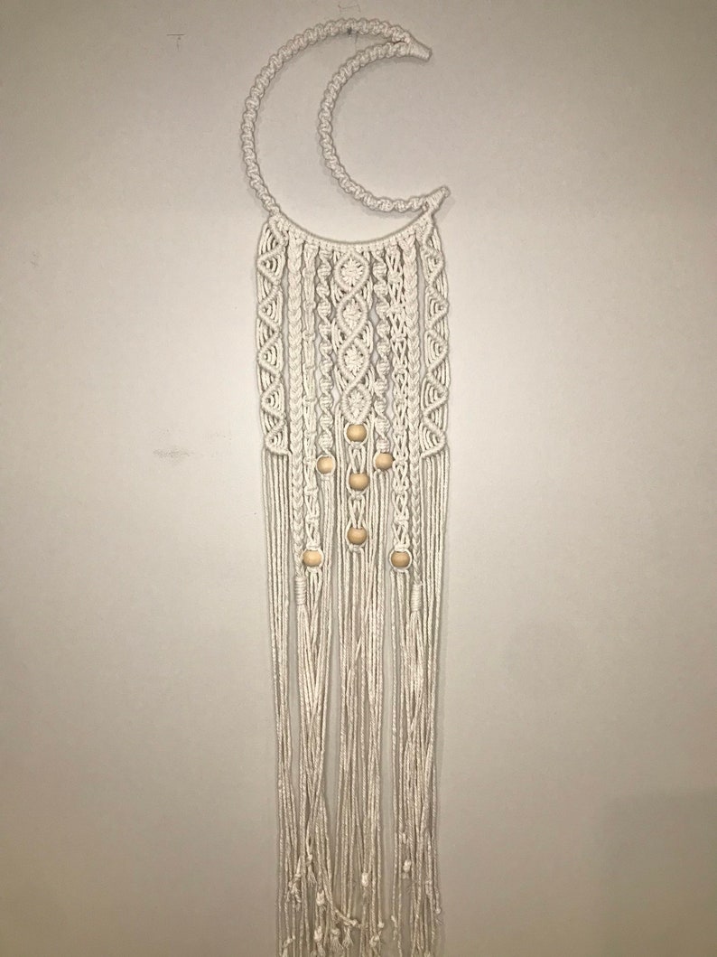 Macrame Moon Wall Hanging - Etsy