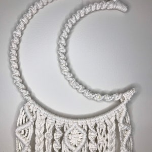 Macrame Moon Wall Hanging - Etsy