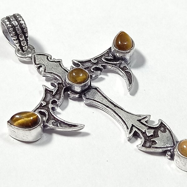 Gemstone Cross - Etsy