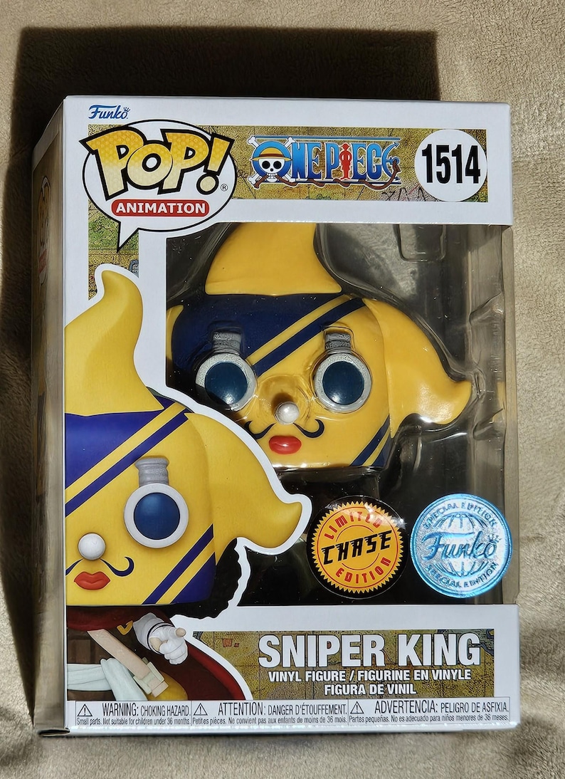 Funko Pop One Piece Sniper King CHASE 1514 W /protector - Etsy